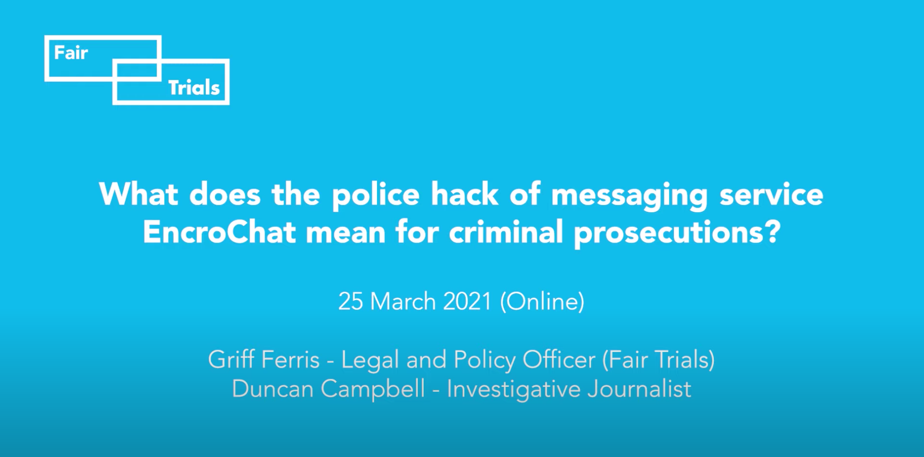What does the police hack of messaging service EncroChat mean for ...