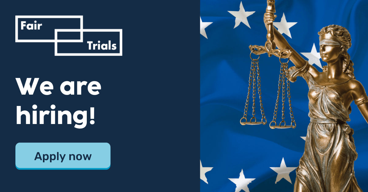 Careers | Fair Trials | Fairness, equality, justice